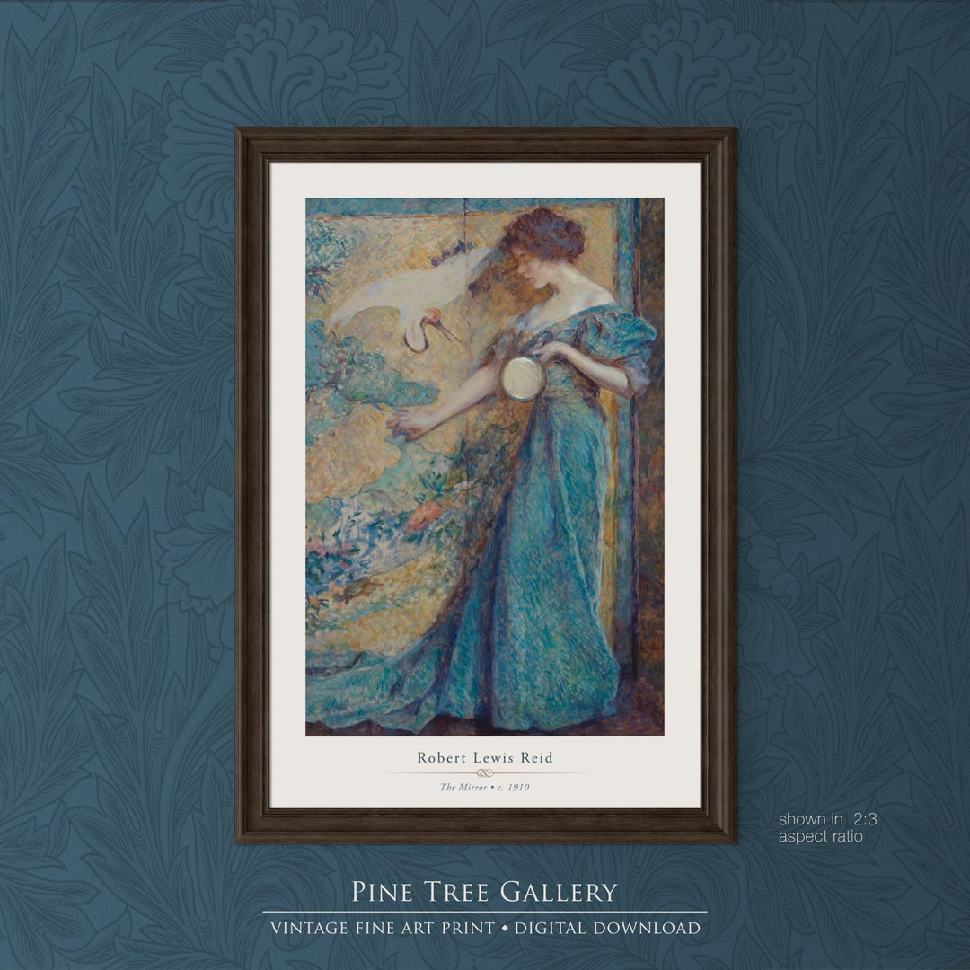 The Mirror by Robert Reid | Vintage Print | Digital Download ...