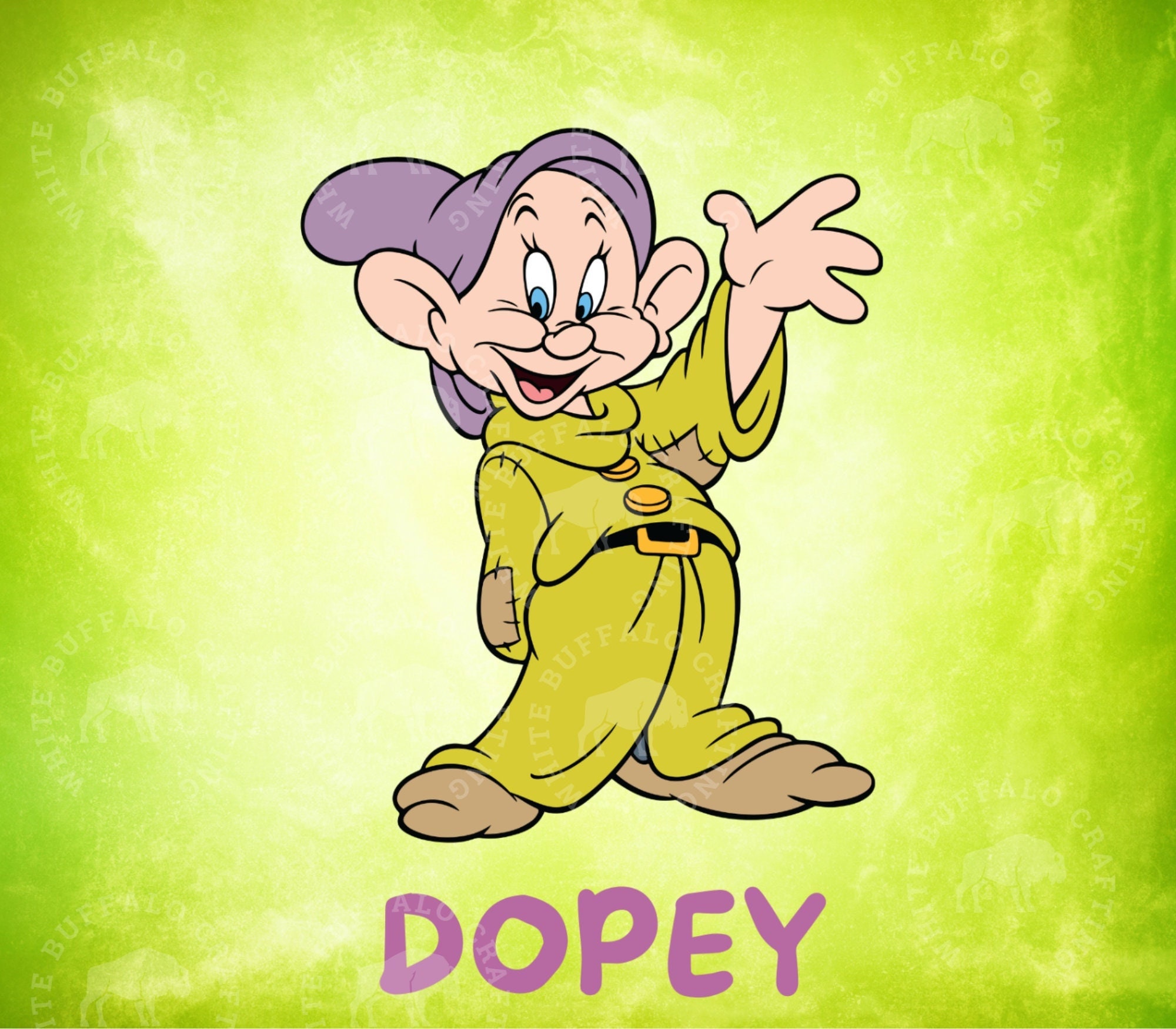 Dopey 20oz Straight Tumbler Wrap - Etsy