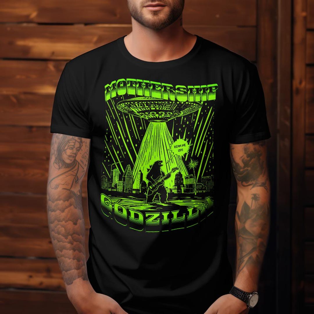 Mothership Vs. Godzilla: Bass Drop From Another Dimension - Etsy