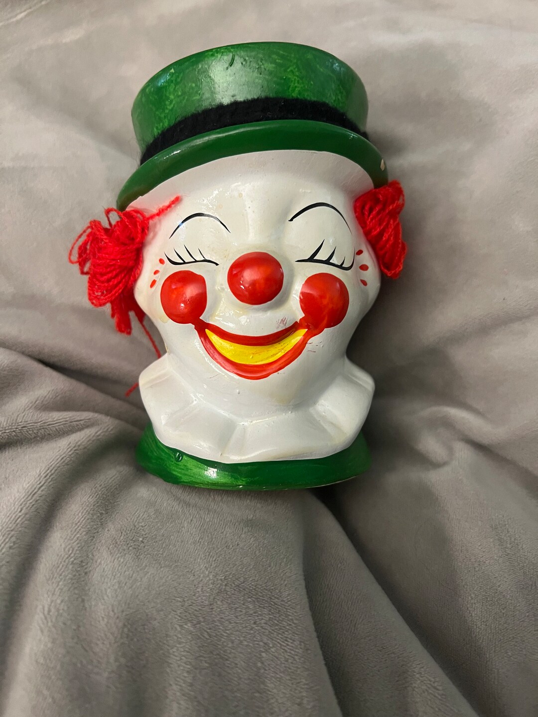 Antique Vintage Clown Bank - Etsy