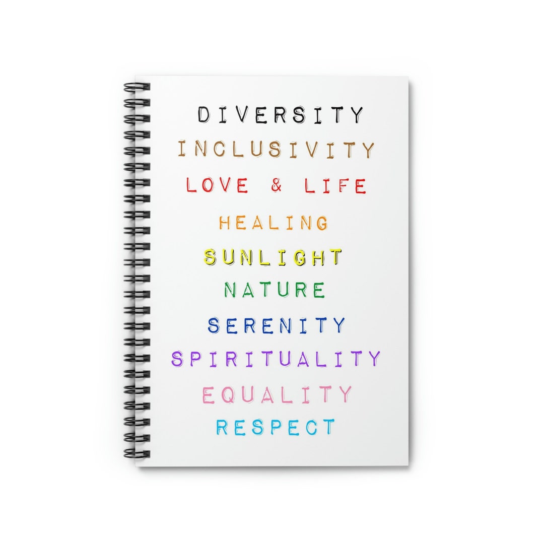 All Good Things Spiral Notebook Equality Justice Ally LGBTQ POC - Etsy
