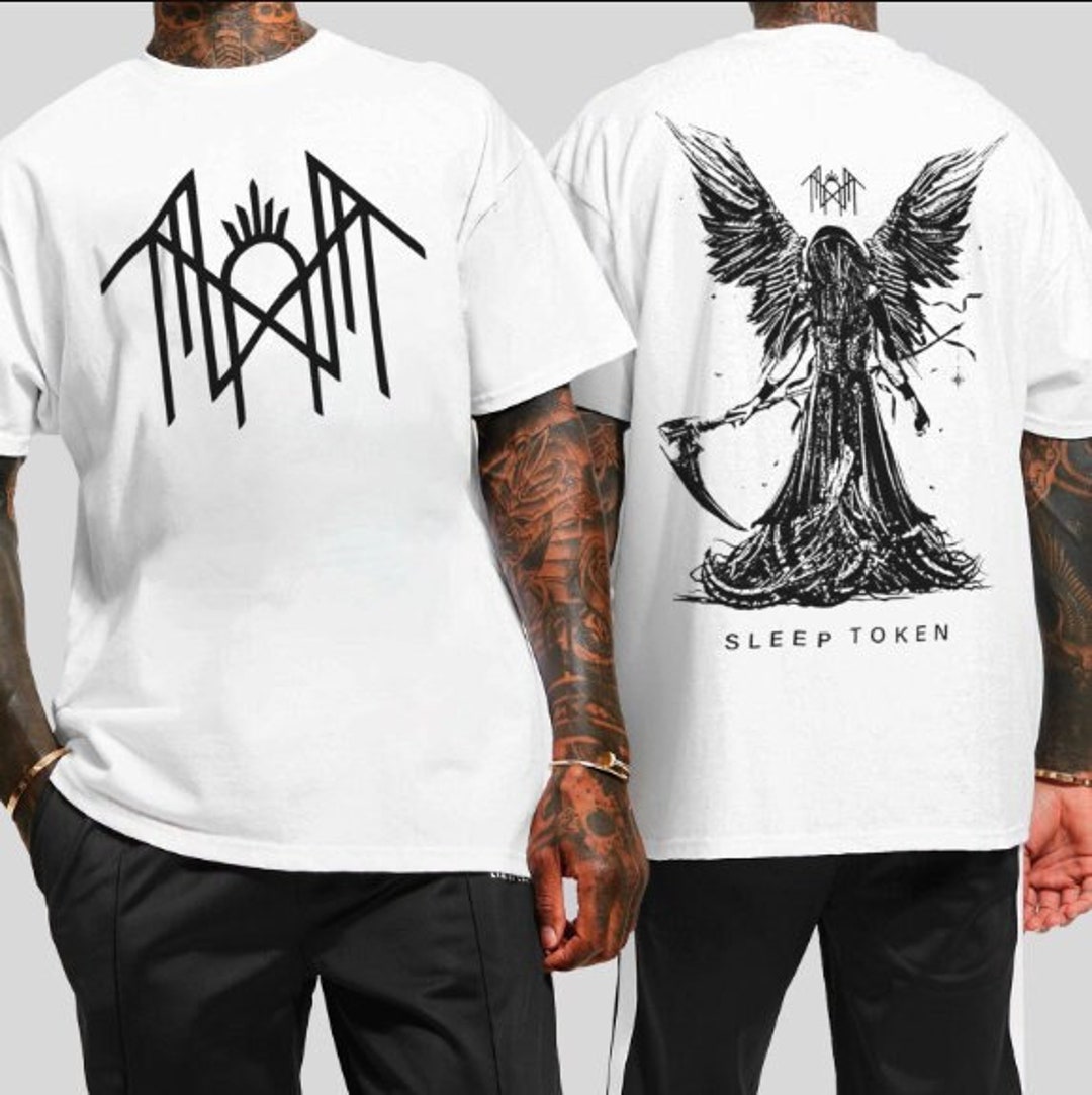 Sleep Token Shirt 2 Sides Sleep Token Reaper Angel Shirt - Etsy