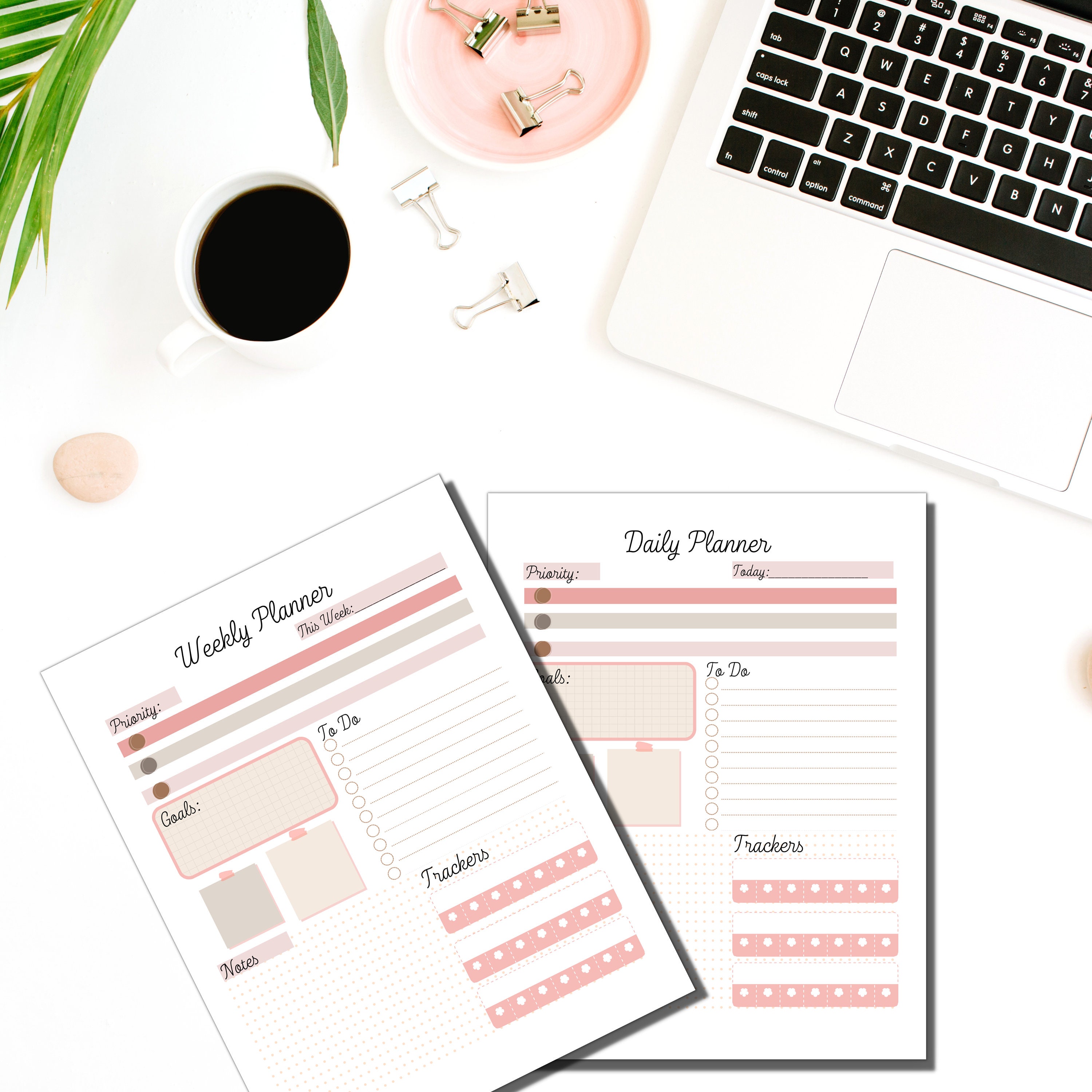 Printable Planner Pages, Planning Pages, Daily Digital Printable ...