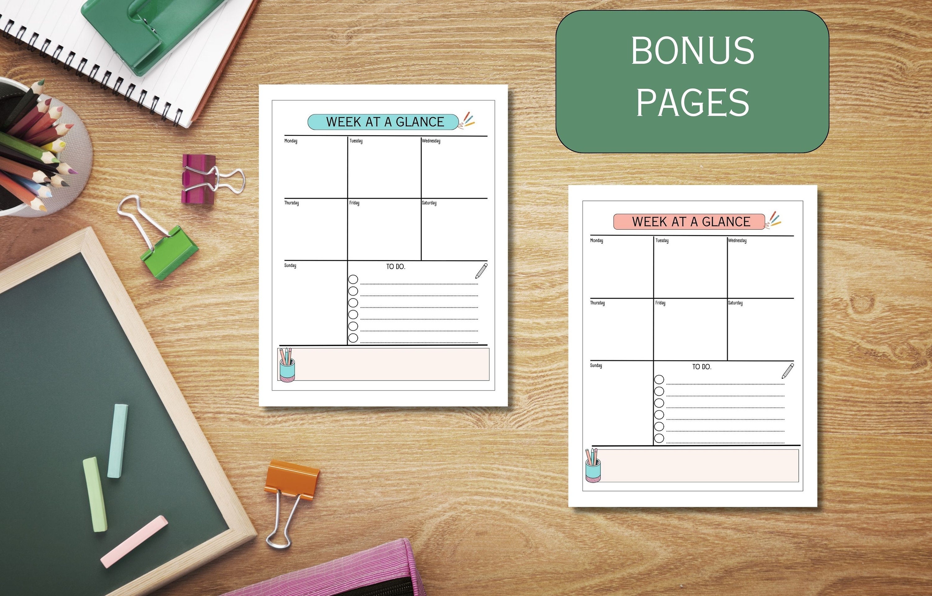 Homeschool Printable Planner Lesson Plan Template Teacher - Etsy