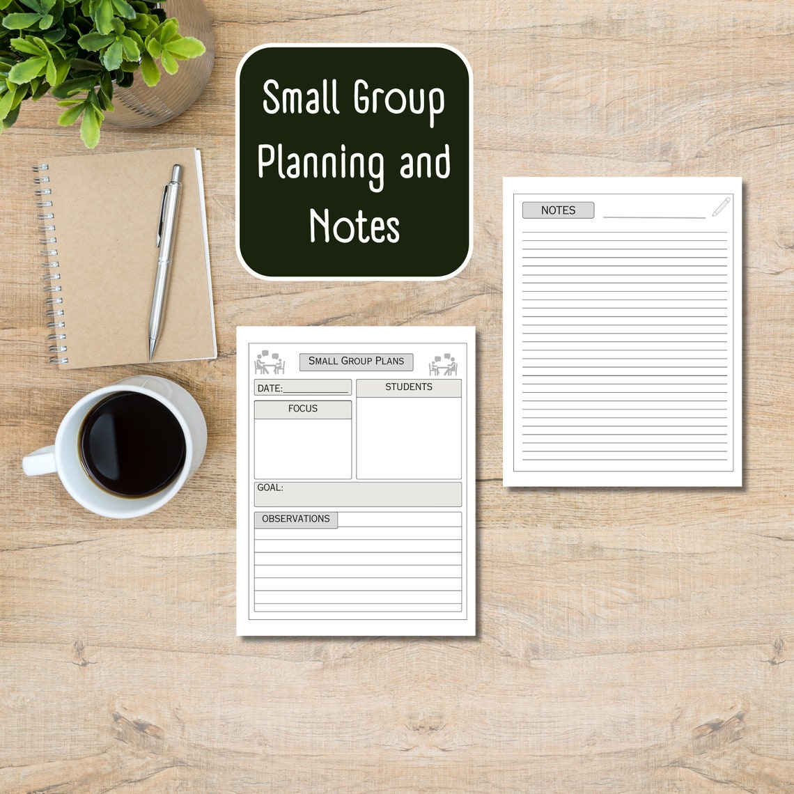 Teacher Planner Printable Planner Pages Printable Lesson Plan Pages ...