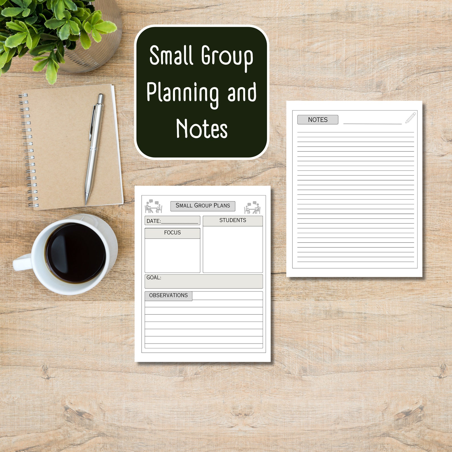 Teacher Planner Printable Planner Pages Printable Lesson Plan Pages ...