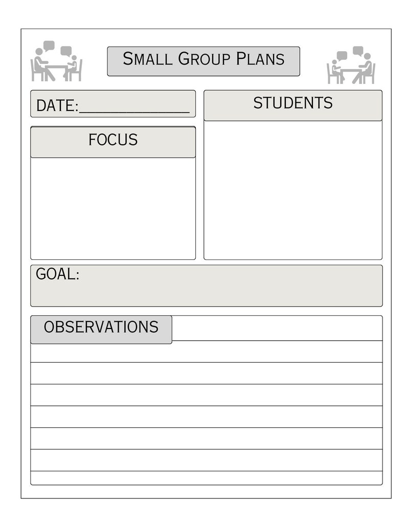 Teacher Planner Printable Planner Pages Printable Lesson Plan Pages ...