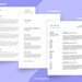 UX Designer Resume Template Bundle, Figma Template, Minimal, Clean ...