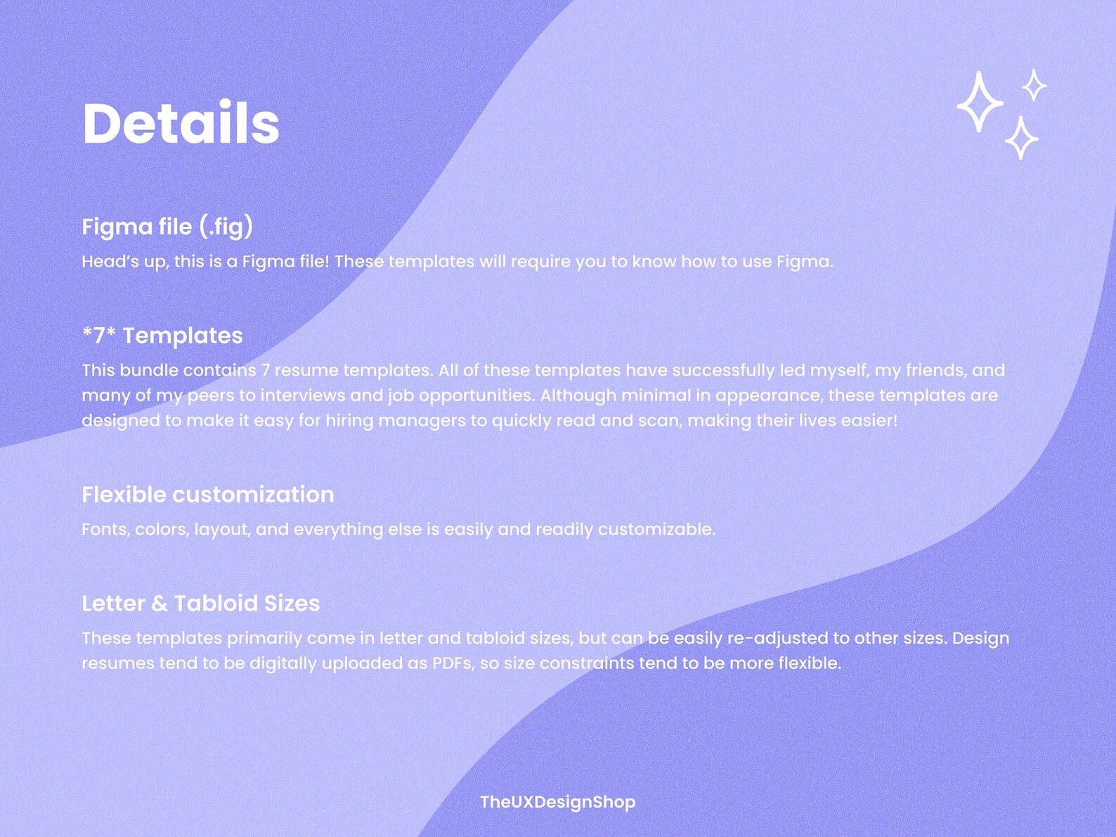 UX Designer Resume Template Bundle, Figma Template, Minimal, Clean ...