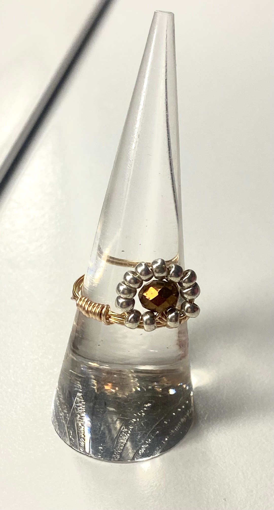 Golden Circle Ring - Etsy