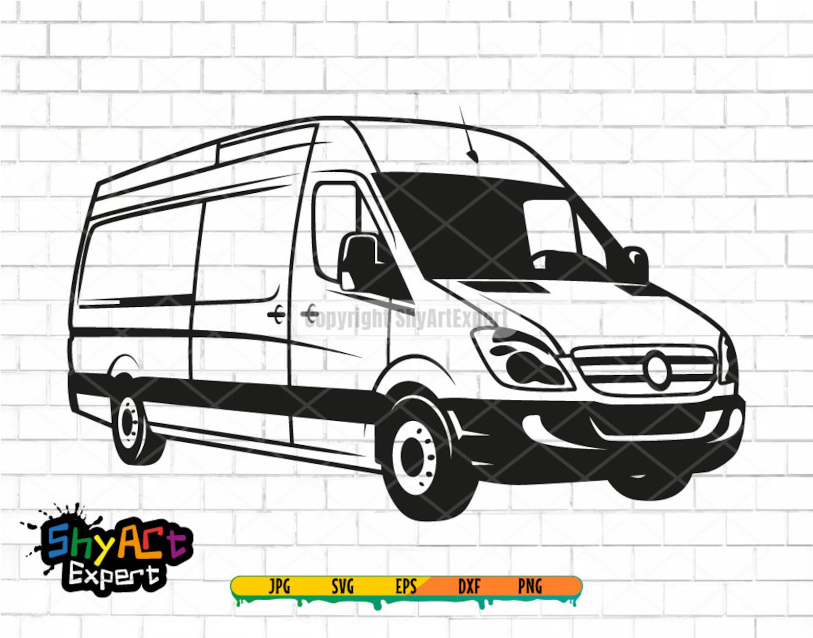 Delivery Van SVG File, Van Svg, Trucking Svg, Silhouette, Png, Cut File ...