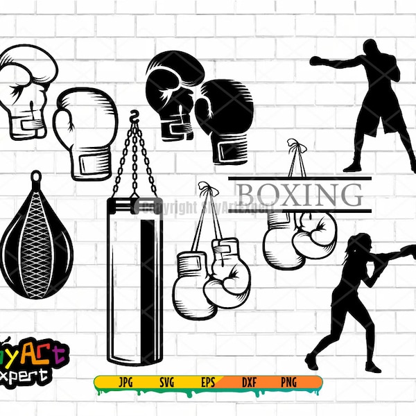 Boxing Bag Svg - Etsy