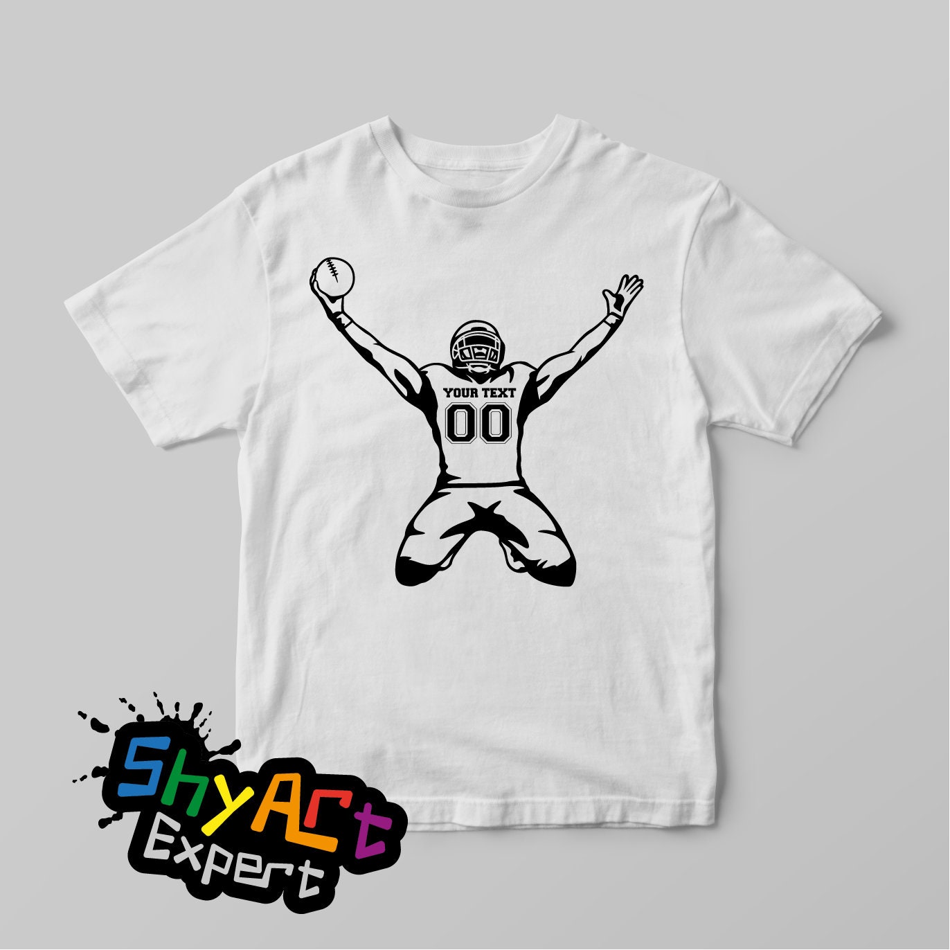 Football Player SVG File Game Day Svg Football Svg Colored - Etsy