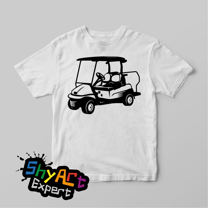 Golf Cart SVG File, Golf Cart Clipart, Golf Cart Png, Golf Svg, Golfer ...