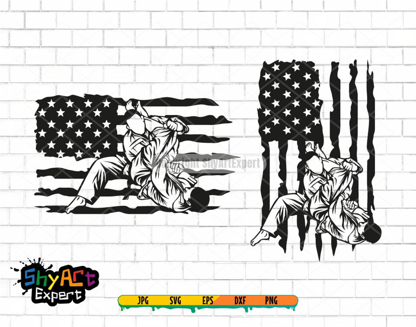 US Flag Jiu-jitsu SVG File, Fighting Svg, Jiu-jitsu Png, Judo Svg, Dxf ...