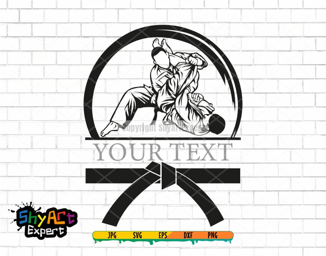 Jiu-jitsu SVG File, Fighting Svg, Jiu-jitsu Png, Judo Svg, Dxf Clipart ...