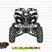 Atv Front View Raptor SVG File, Atv Svg, Dirt Bike Svg, Offroad Svg, 4 ...