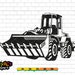 Backhoe SVG File, Backhoe Svg, Backhoe Loader Svg, Heavy Equipment Svg ...