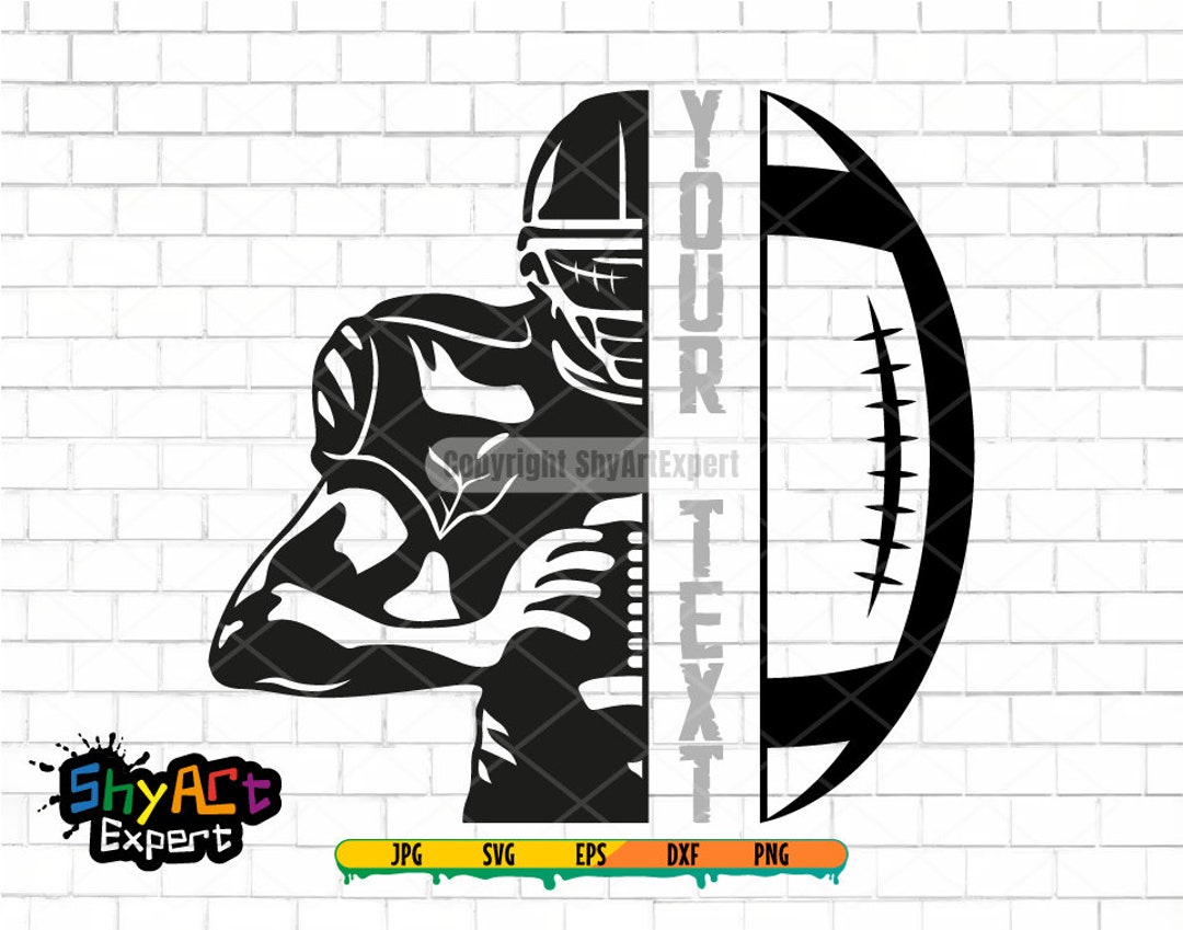 Football Edit Text Custom SVG File, Football Svg, Sports Svg, American ...