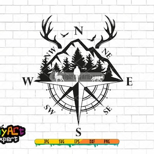 Hunting Compass SVG File, Deer Hunting Svg, Hunt Life Svg, Hunt Dad Svg ...