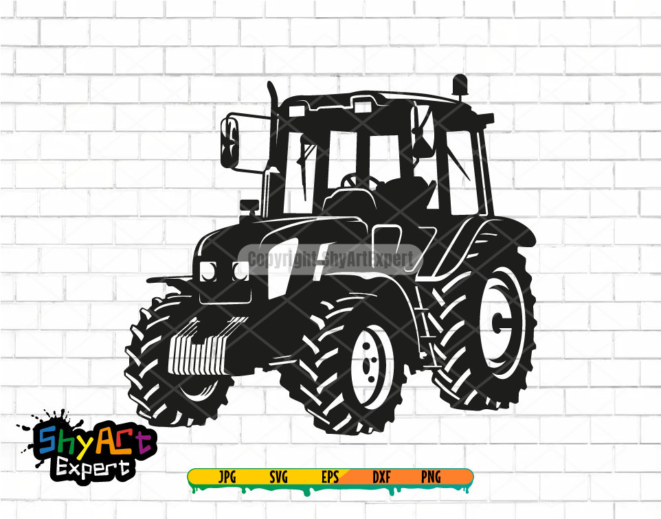 Farm Tractor SVG File, Tractor Png, Farm Truck Svg, Farming Svg ...