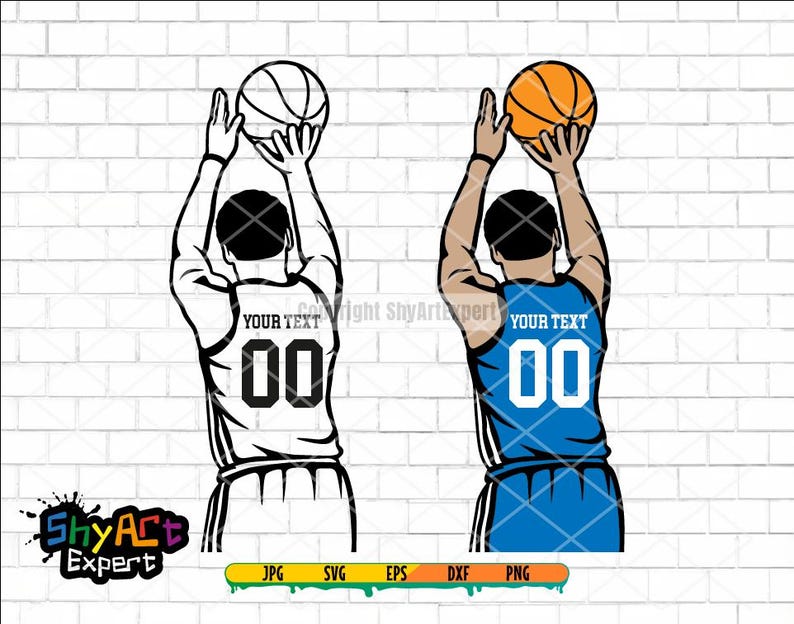 Basketball Player SVG File, Personalized Name Svg, Basketball Svg ...