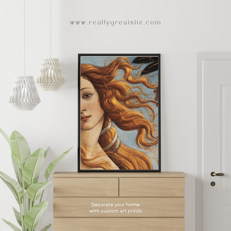 Beige Aesthetic Modern Bedroom Wall Art Poster With Elegant Wooden ...