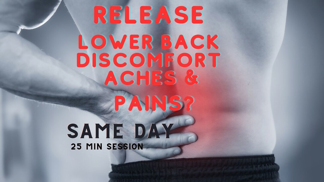 Lower Back Pain Lower Back Discomfort Lower Back Strain Lower Back ...