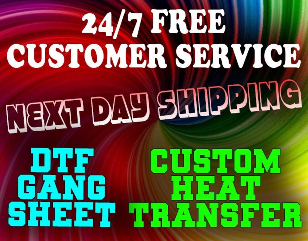 Custom Dtf Print, Gang Sheet, Digital Prints, Custom Heat Transfer ...