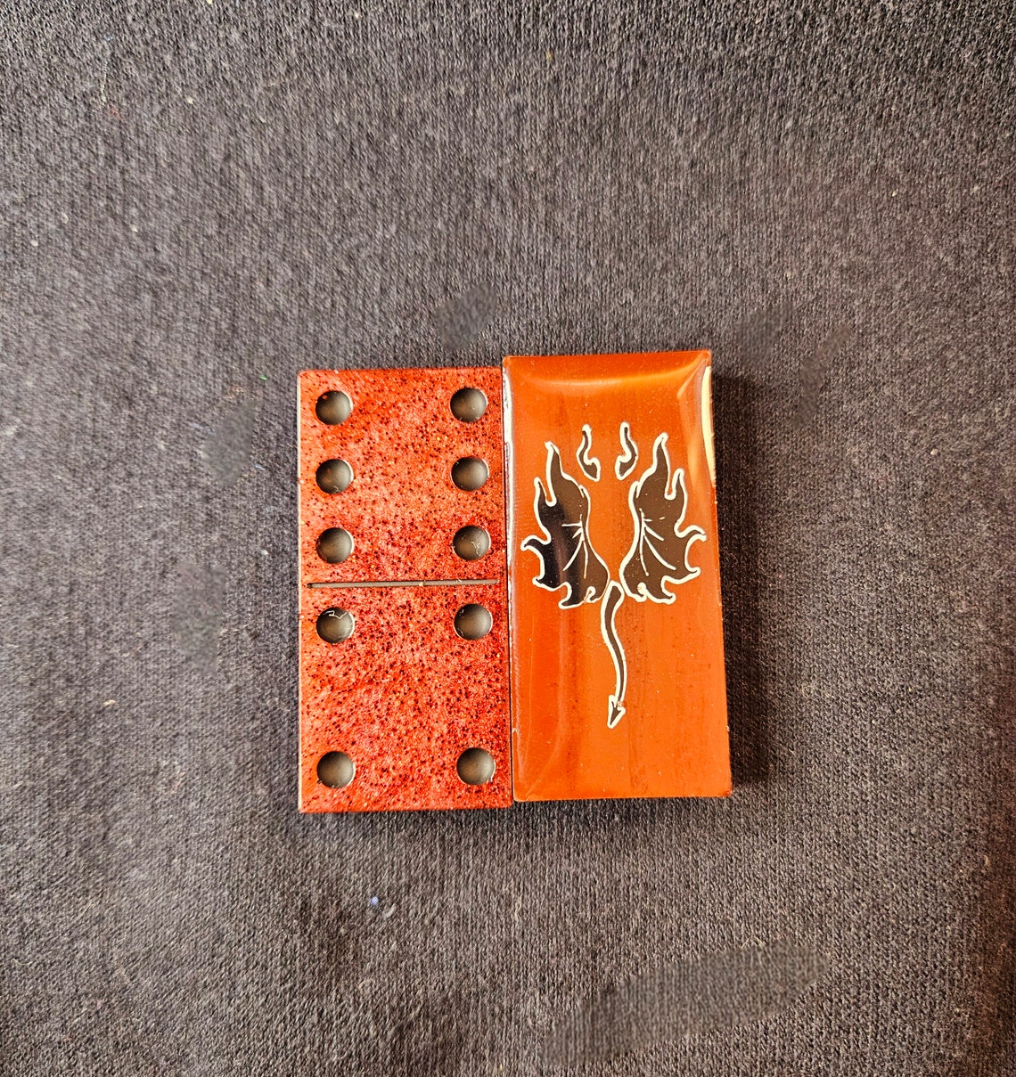 Custom Devil and Angel Domino Set Red and White Angel Wings and Devil ...