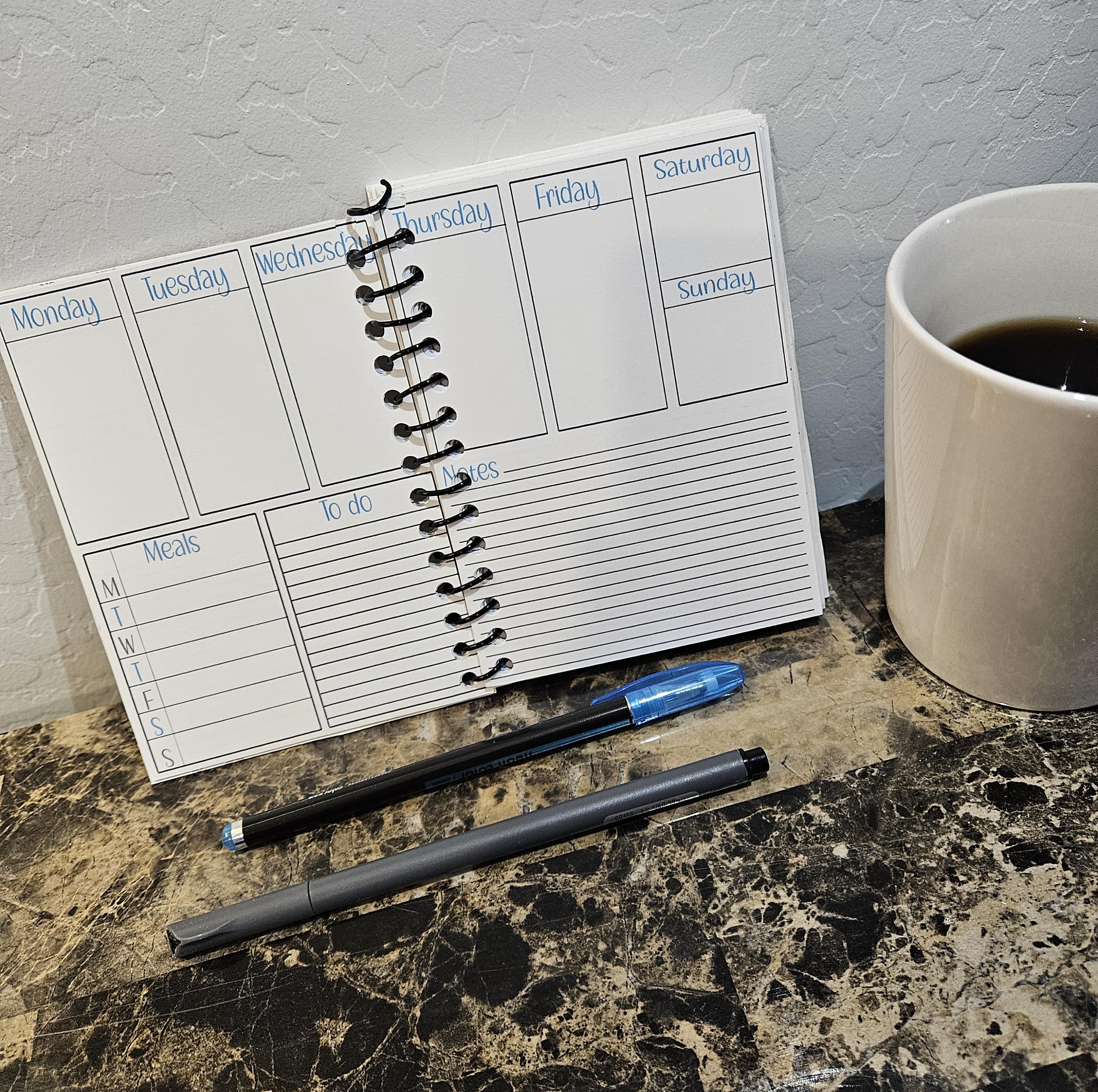 Not Your Average Yearly Planner With Coloring Pages, 2025 Themed ...