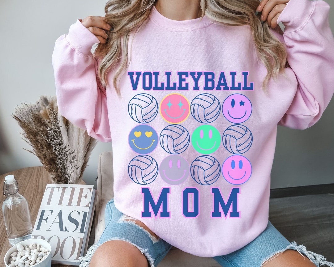 Volleyball Mom Sweater, Volleyball Team Mom Sweatshirt, American ...
