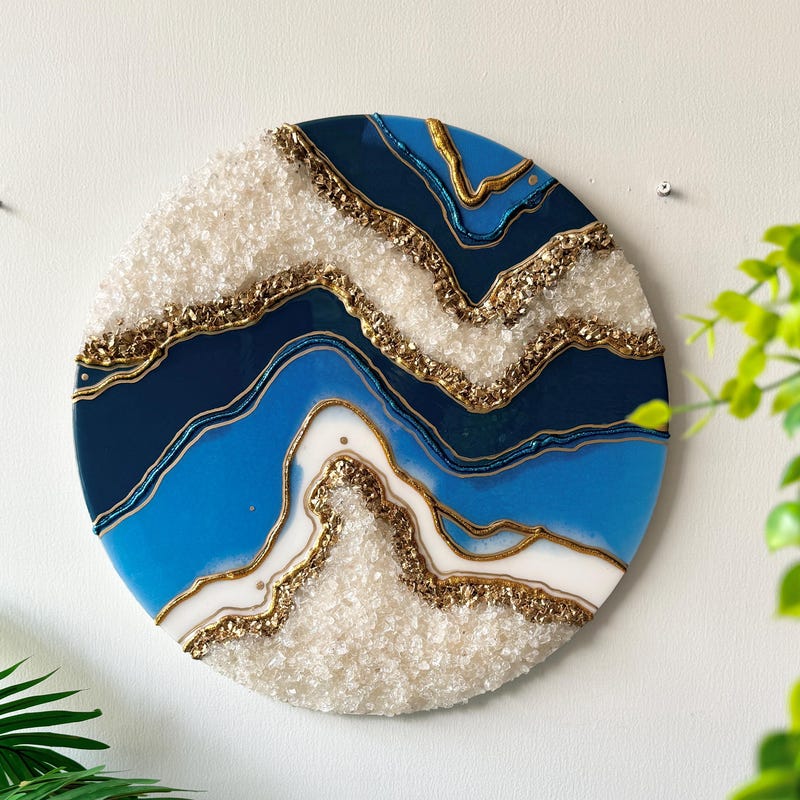 Resin Geode Wall Art - Etsy