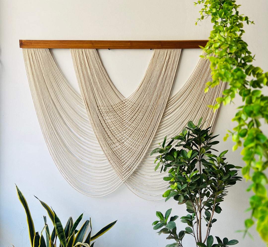 Large Macrame Wall Hanging Dip Dye Tapestry Wall Hanging Fibre Art ...