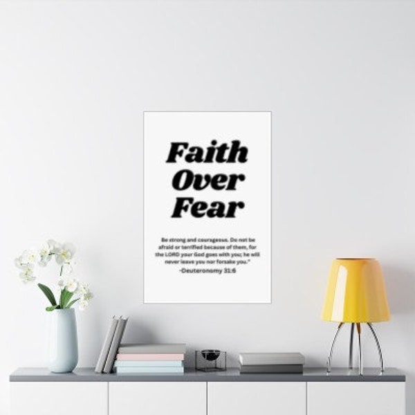 Faith Poster - Etsy