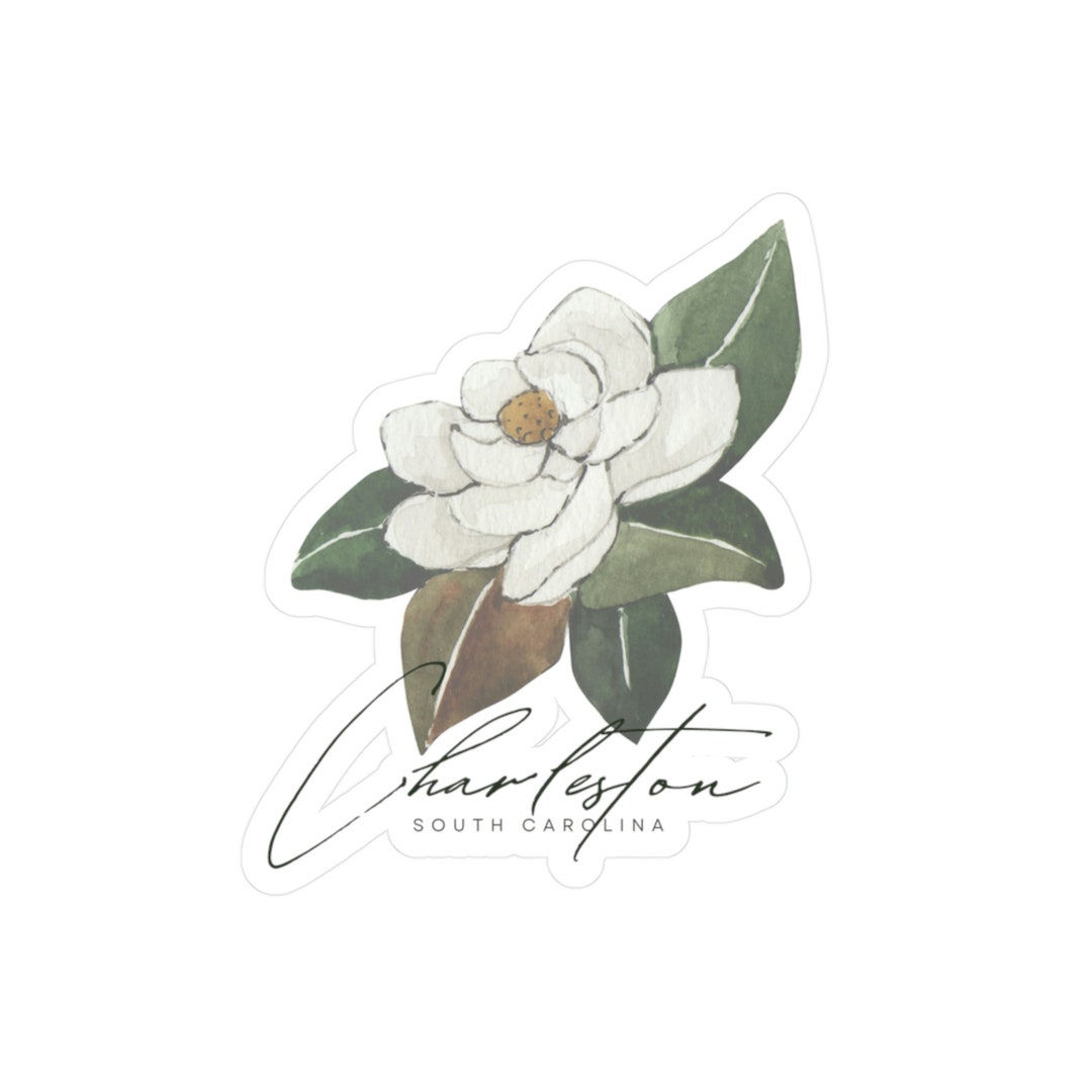 Charleston Magnolia Sticker Decal - Etsy