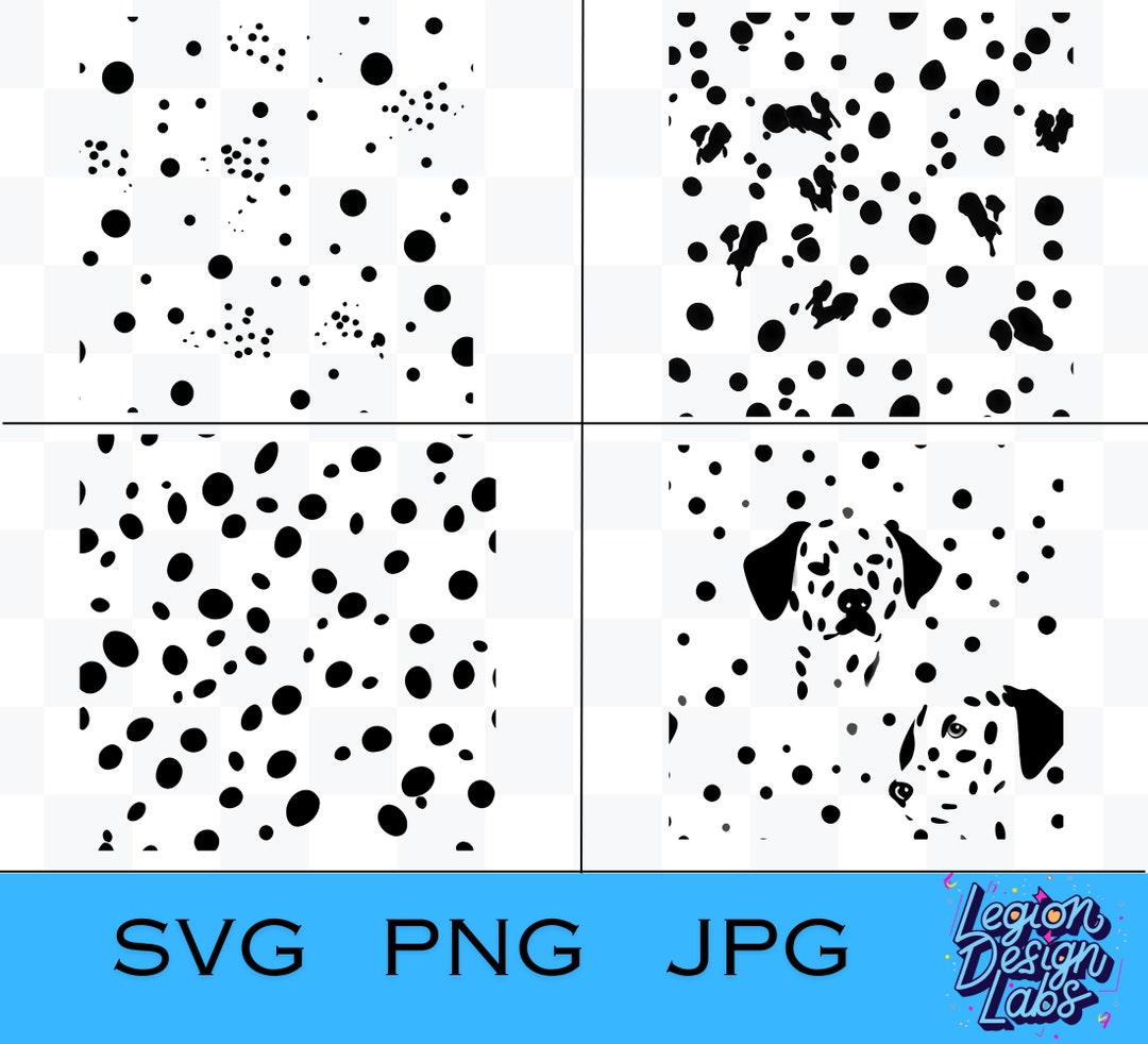 Dalmatian Spots SVG Dalmation Spots SVG Dog SVG Animal - Etsy