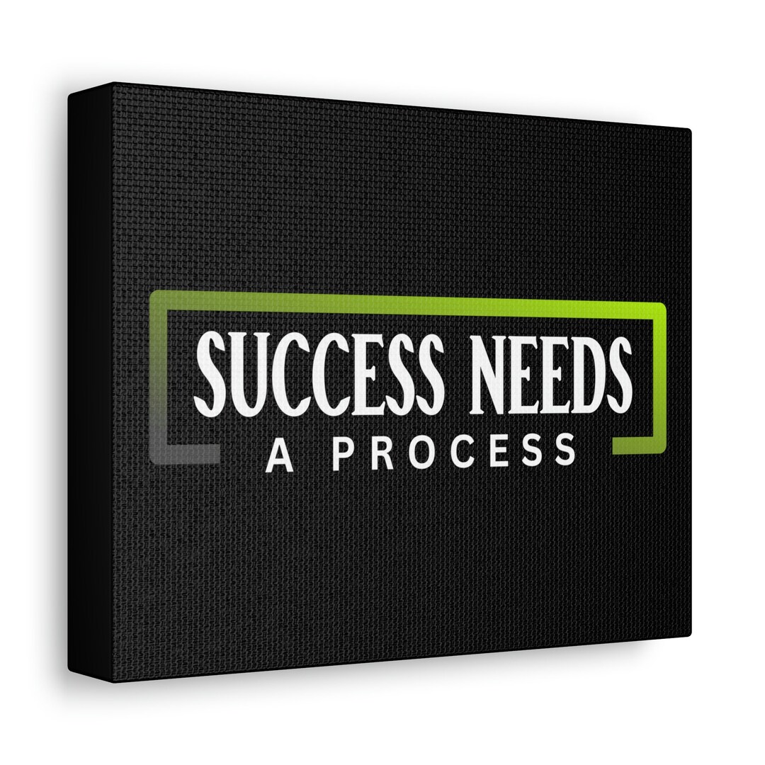 A Process, Satin Canvas, Stretched - Etsy