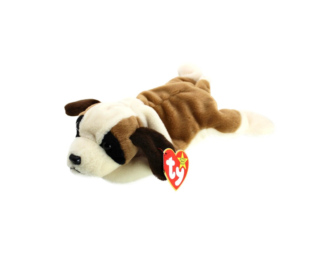1996 TY "bernie" St. Bernard Dog Beanie Baby - Perfect Condition - Etsy