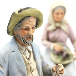 Vintage Pair of Homco Figurines #1433 Old Man and Old Woman 8 ...