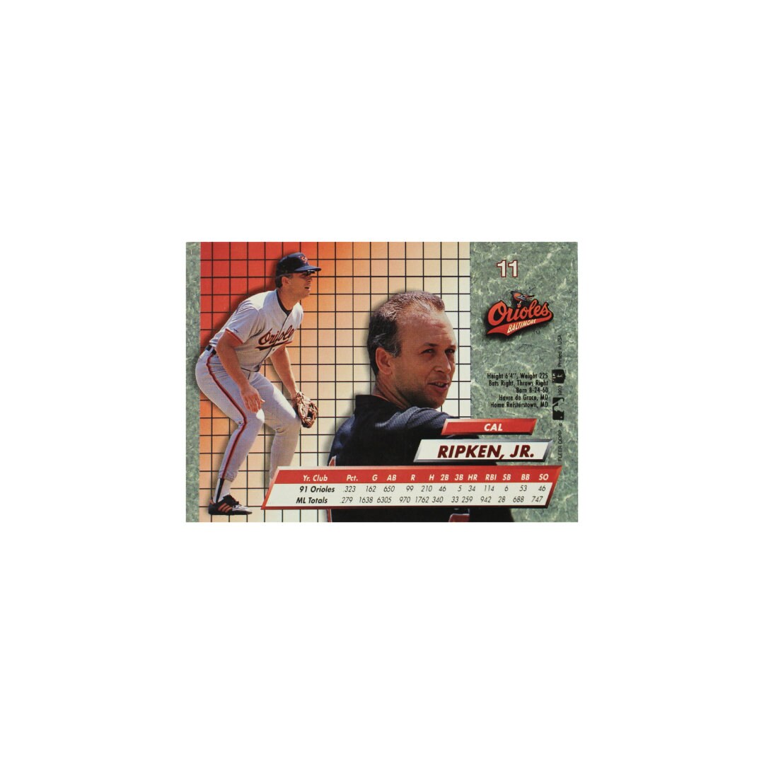 210 Cal Ripken Baseball Card