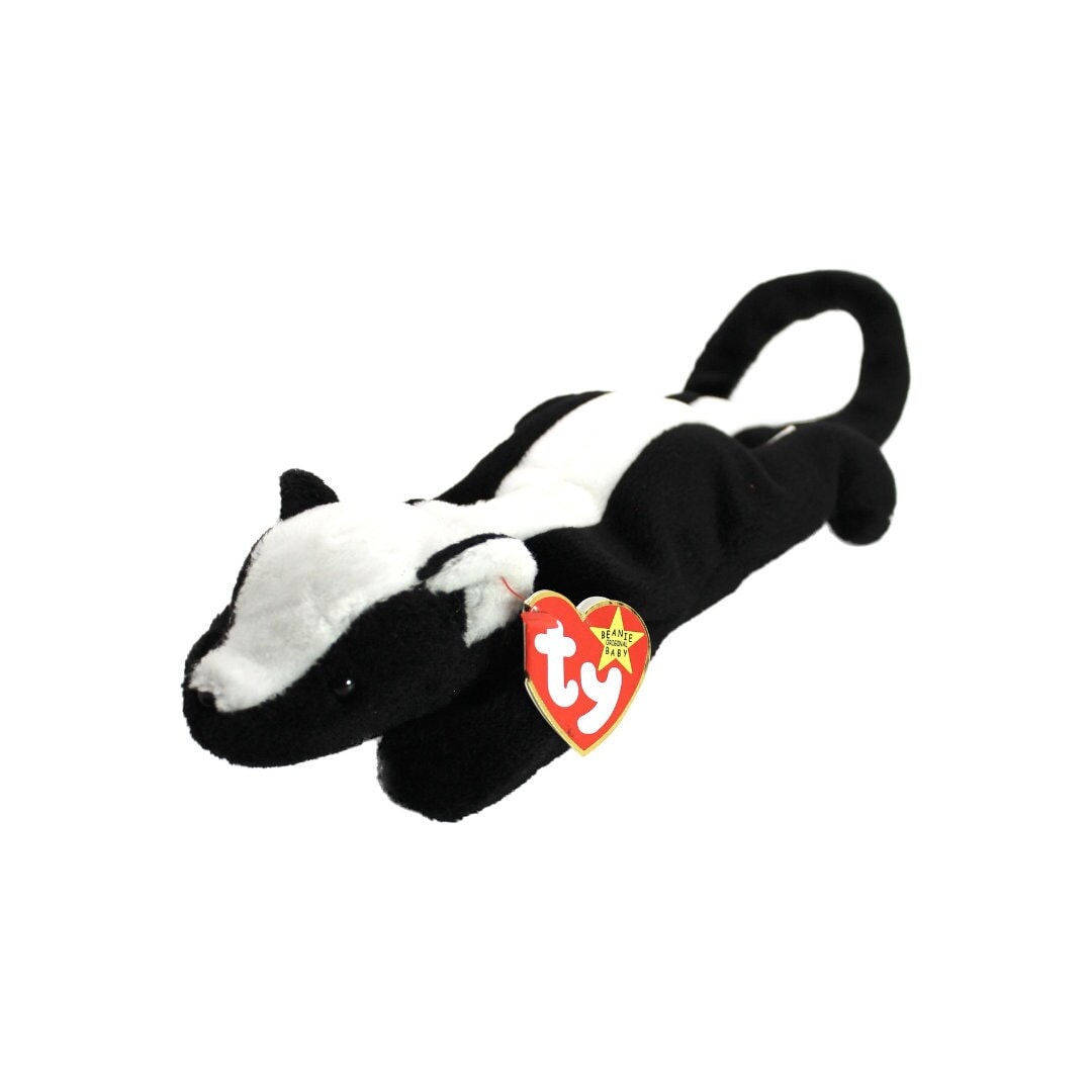 1995 TY "stinky" Skunk Beanie Baby - Perfect Condition - Etsy