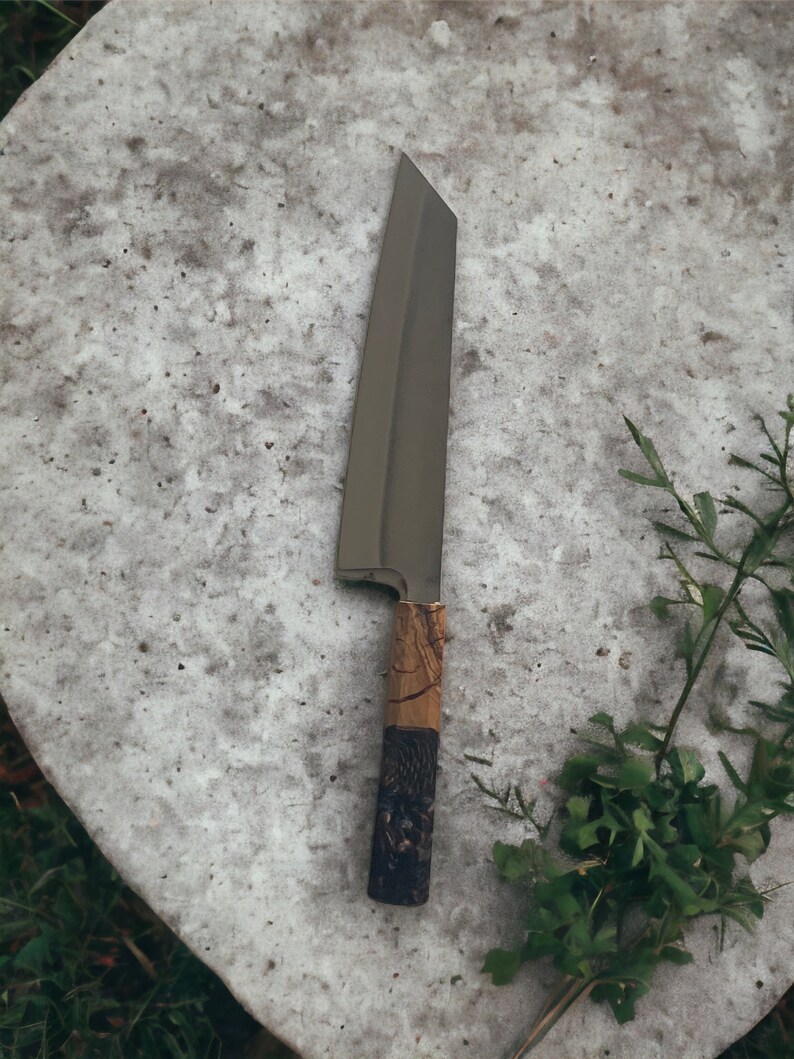 Octagon Knife Handle, Hybrid wood and Resin Knife Handle,japanese Knife ...