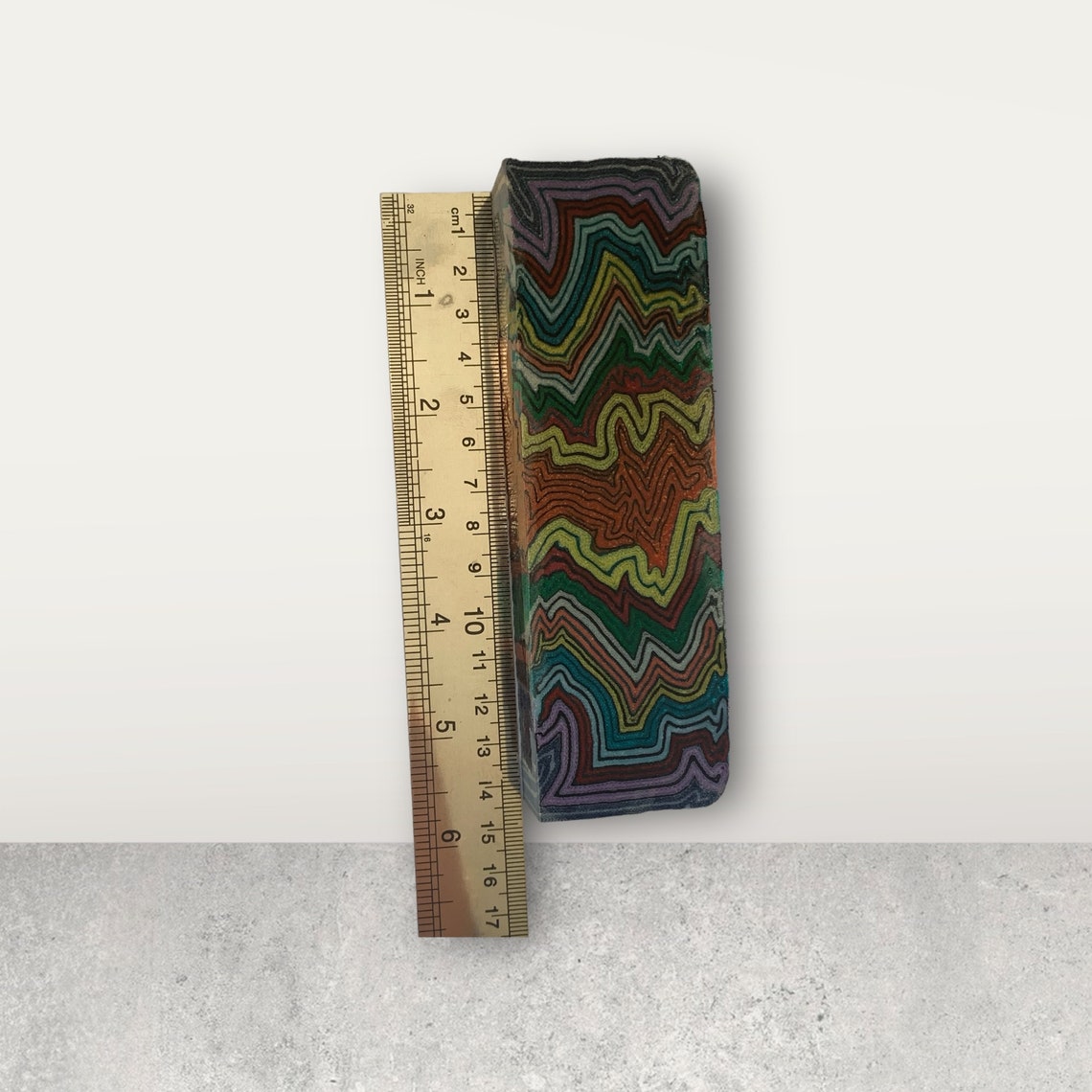 Mikarta Block for Knife Handle Scales Unique Material for Knife Makers ...