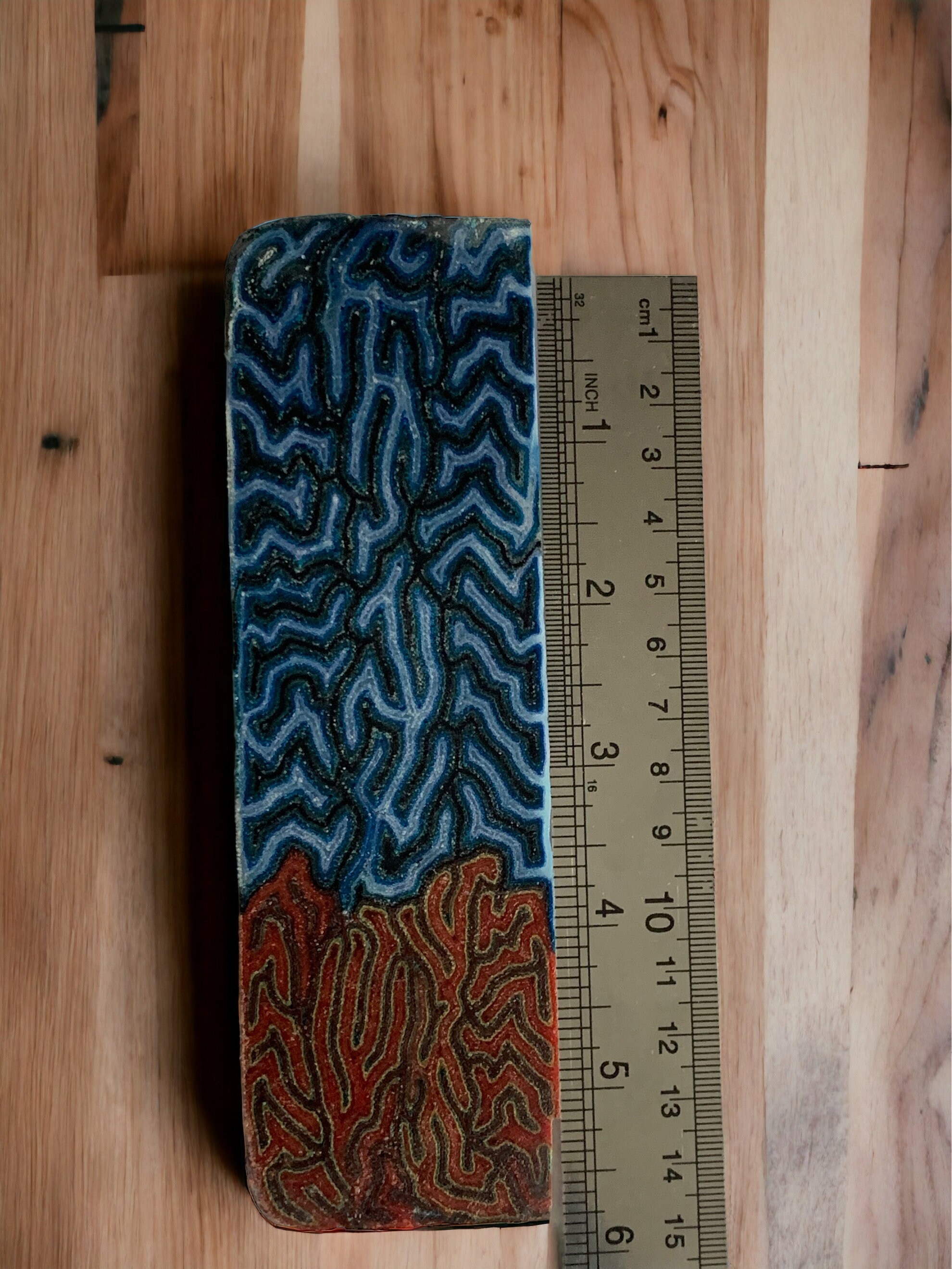 Mikarta Block for Knife Handle Scales Unique Material for Knife Makers ...