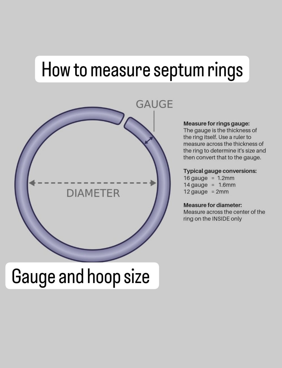 Tribal Silver Septum Ring, Handmade Sterling Silver Septum, Fancy 16g ...