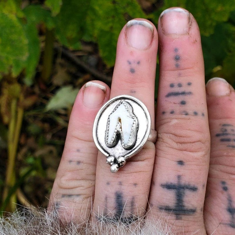Tooth Ring - Etsy
