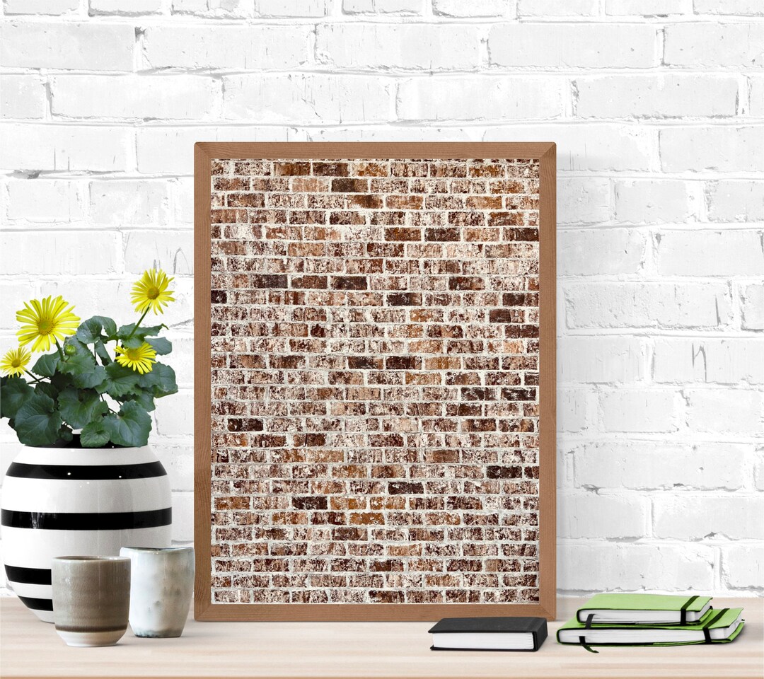 Brick Pattern Wall Art Digital Print - Etsy