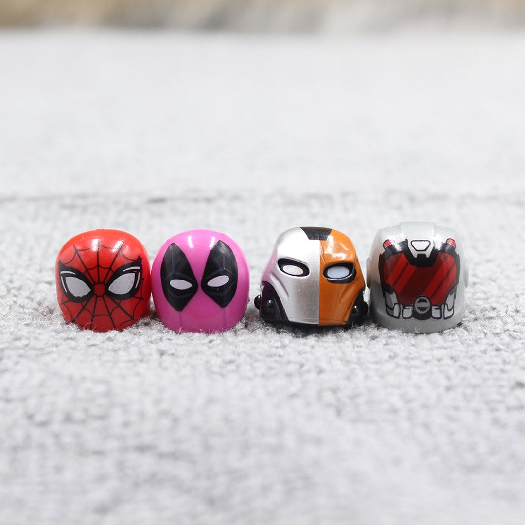 Custom Made Creative Parts Super Hero Helmet for Minifigures Minifigure ...