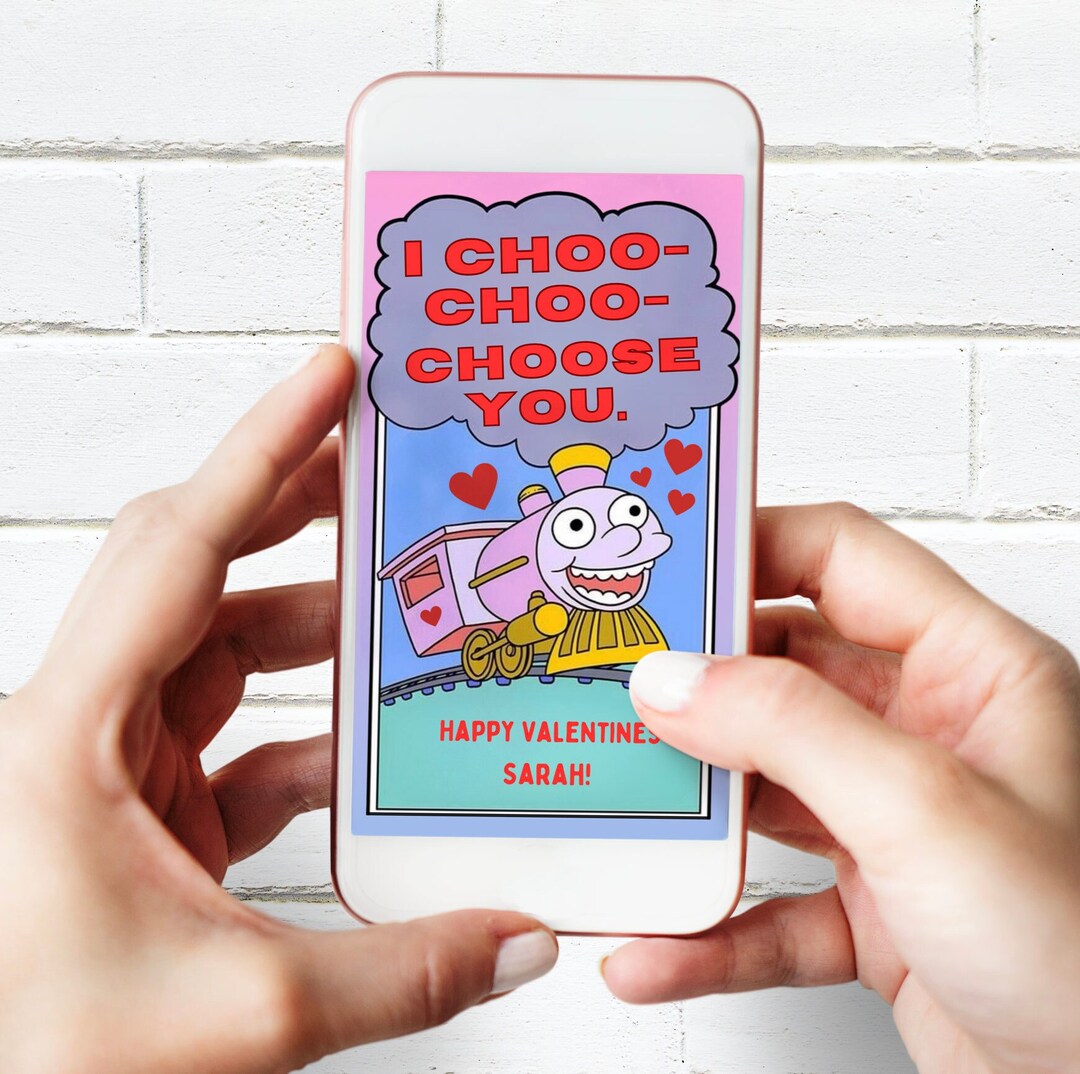 I Choo Choo Choose You, Valentine's Day Card, Digital Download ...